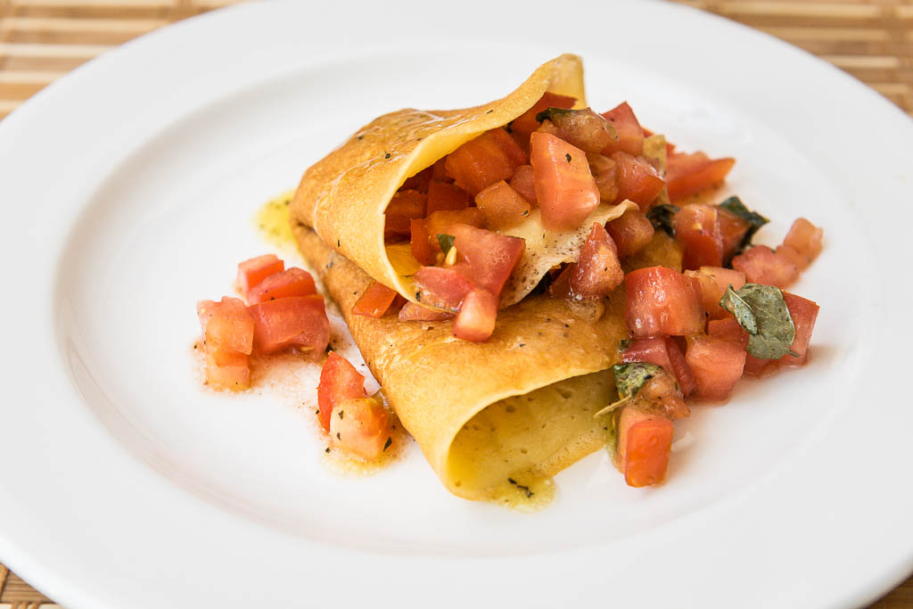 Crêpes de maïs aux tomates – Bienvenue sur Le Québec cuisine